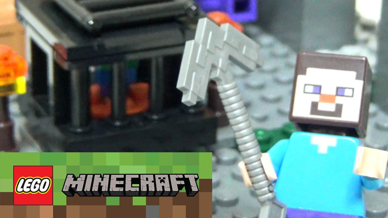 THE DUNGEON LEGO MINECRAFT Set 21119 Toy Unboxing Review - YouTube