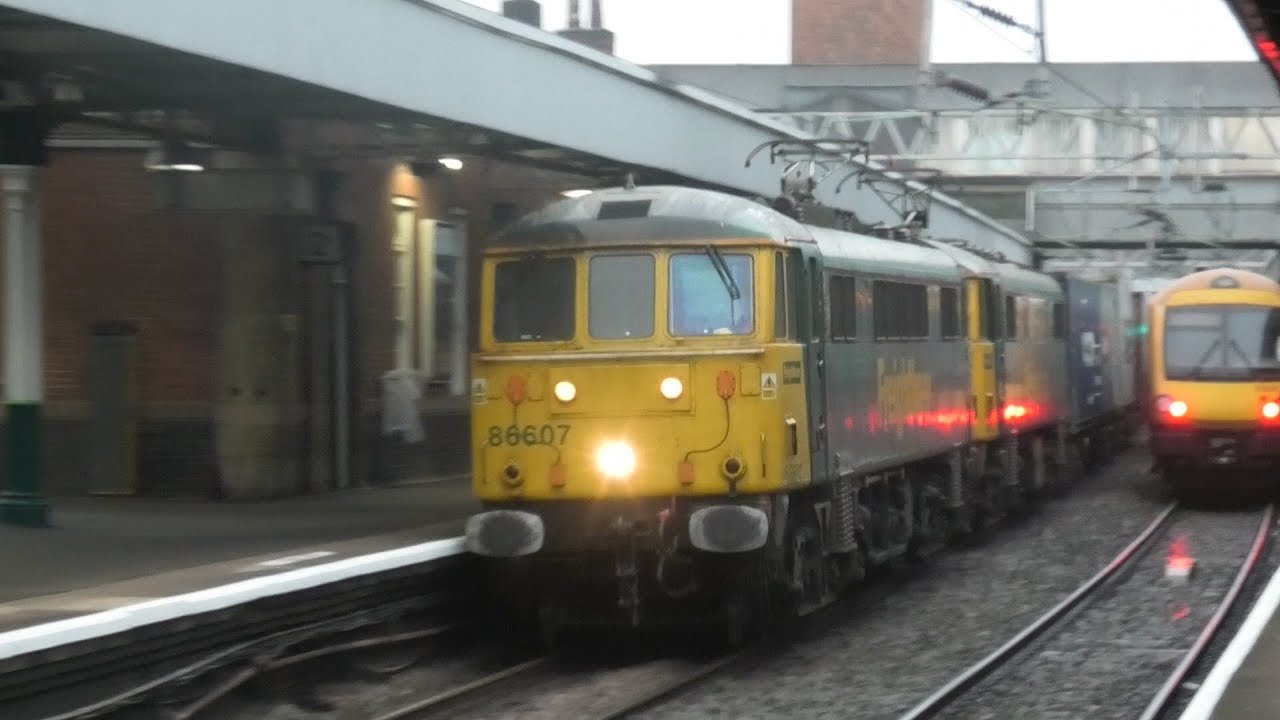 Nuneaton Freight , Class 66, 68, 70, 86, 88, 90, Tampers & Steam, 07-10 ...