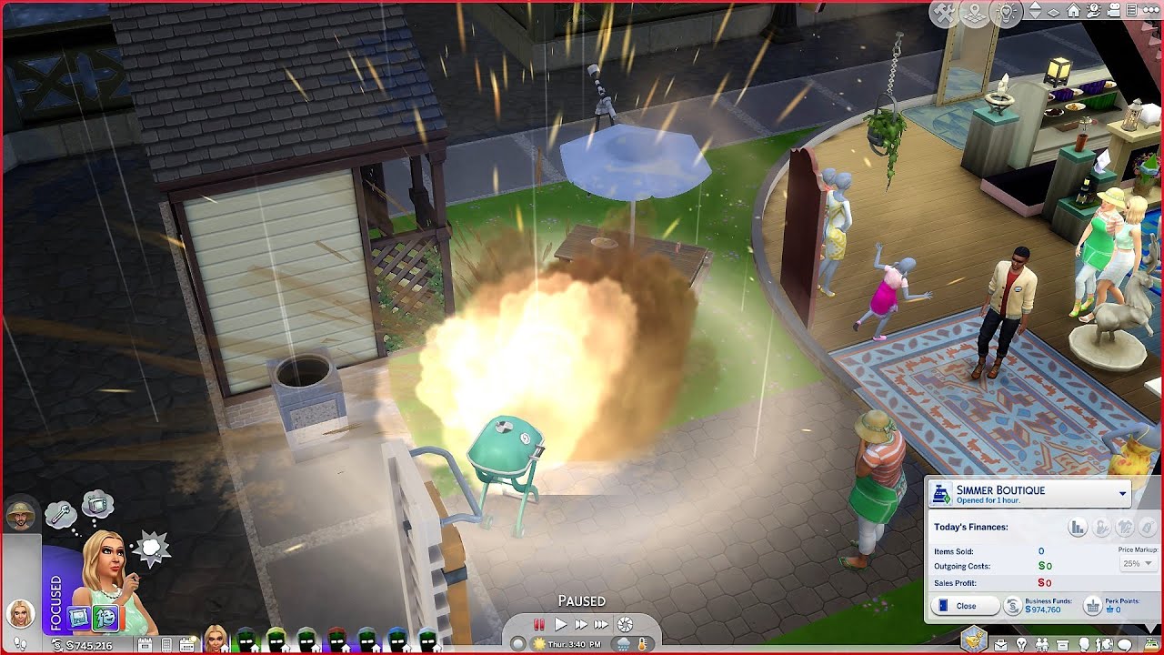 Sim killed by meteorite - YouTube