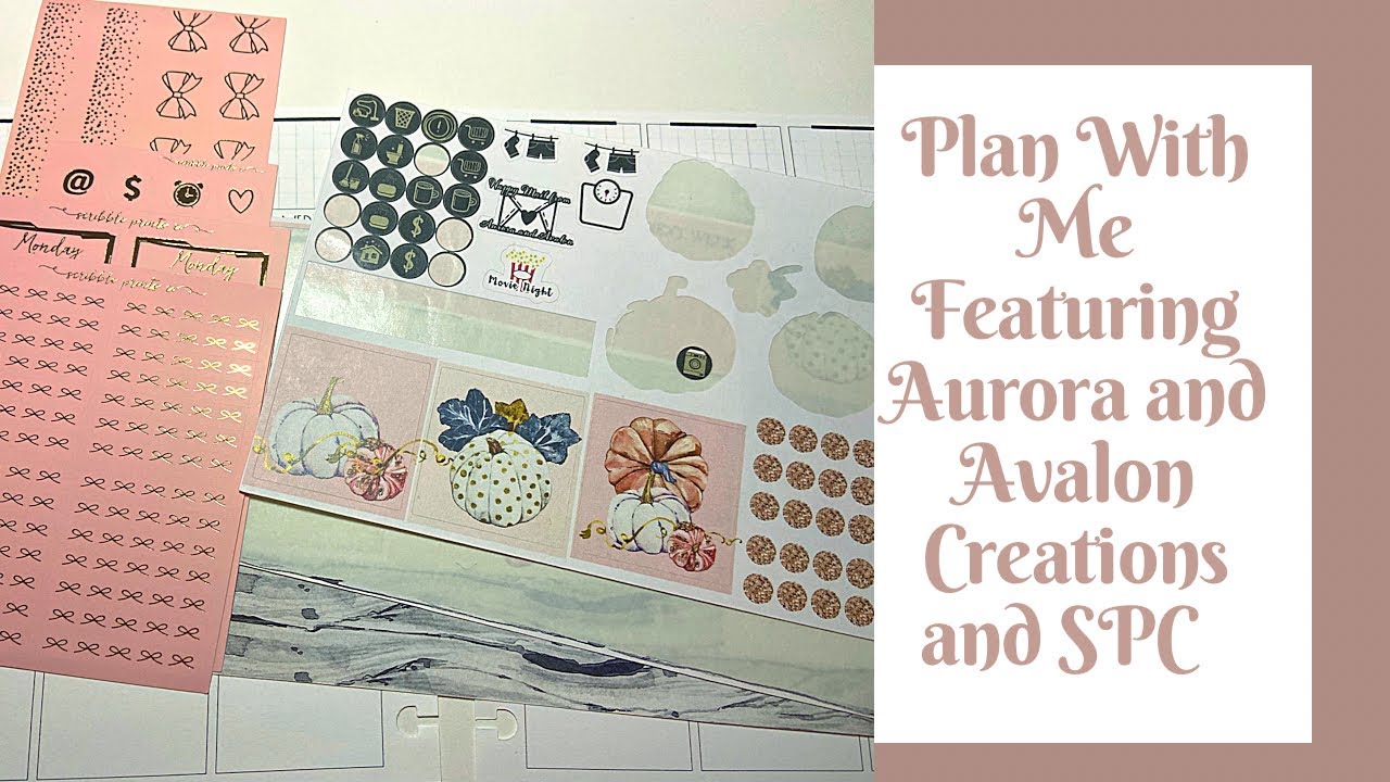 Plan With Me//Featuring Aurora and Avalon Creations and Scribble Prints ...