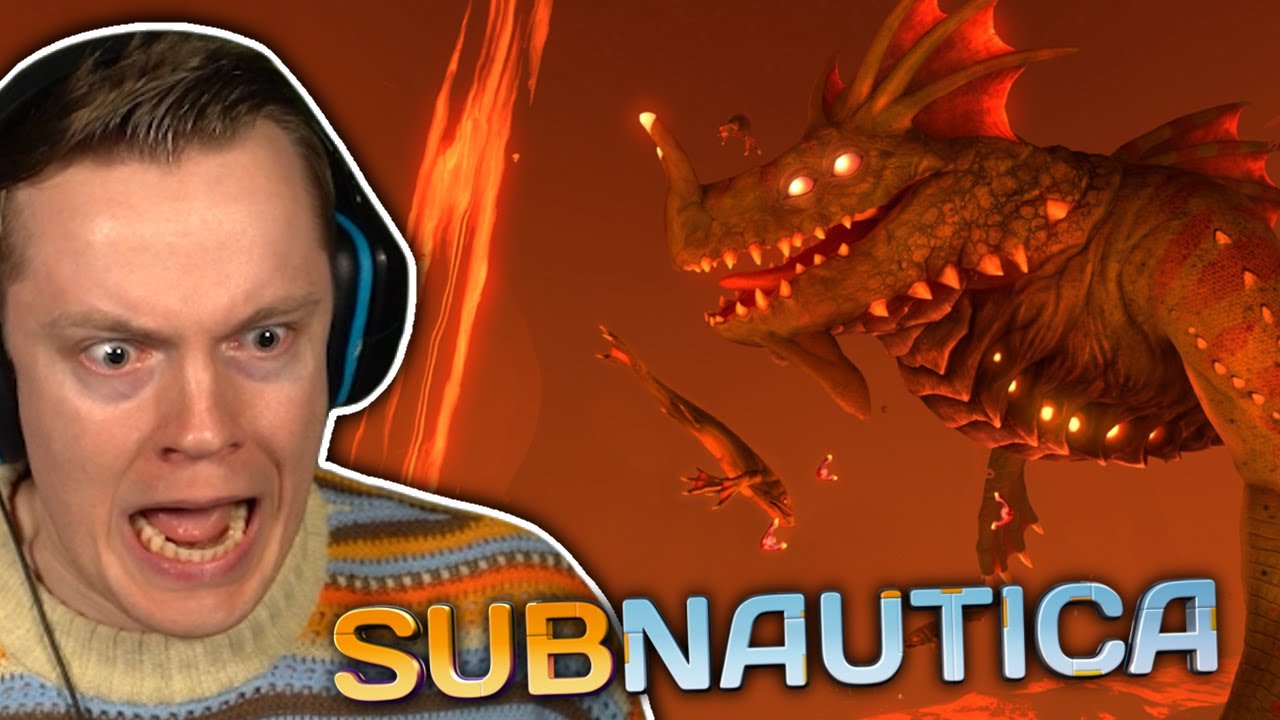 I Went TOO DEEP and Found a Terrifying SEA DRAGON - Subnautica First ...