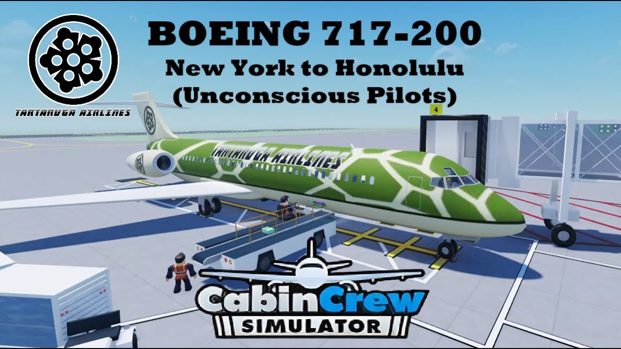 Tartaruga Airlines B717-200 | Unconscious Pilots! | NYC to HNL (Cabin ...