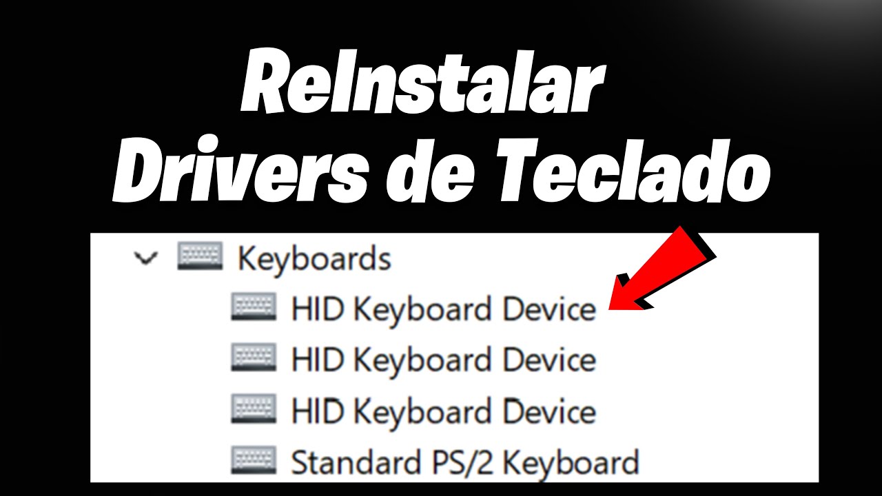 Como Reinstalar los Drivers de Teclado en Windows 11 y 10 - NUEVO 2025 ...