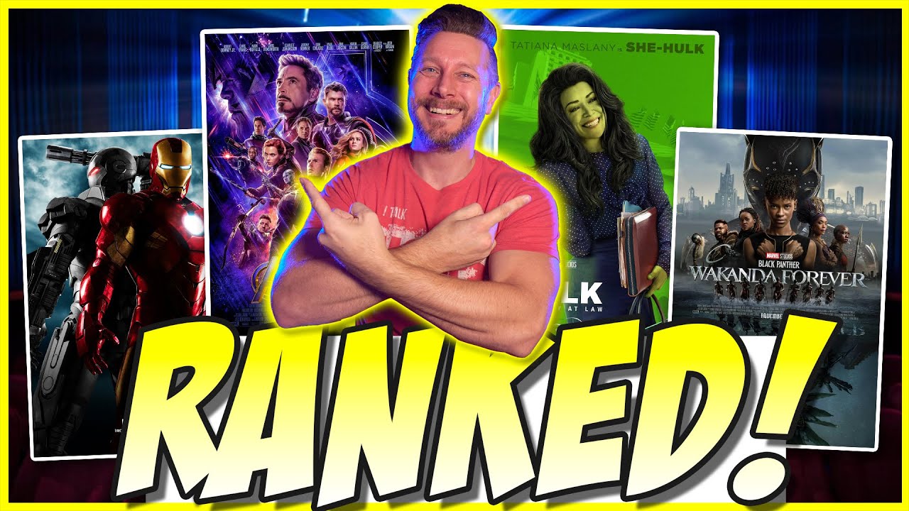 All 40 MCU Movies and Shows Ranked! - YouTube