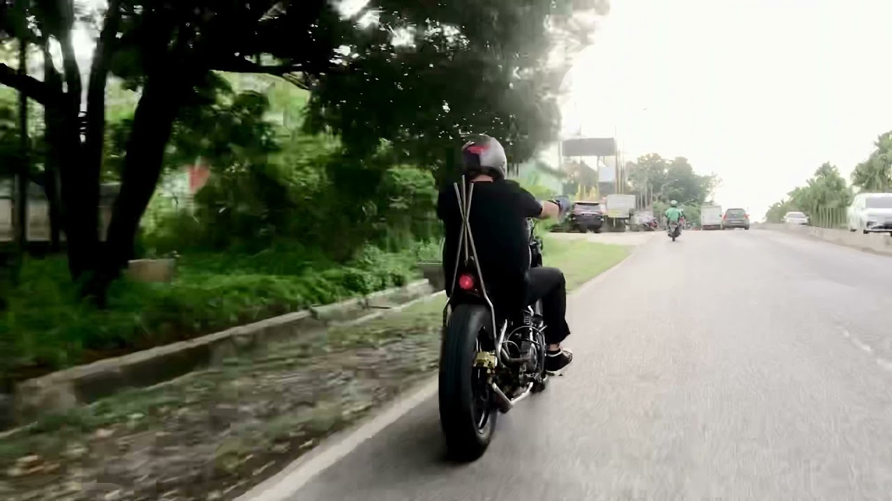 Chopper kampung ride sore - YouTube