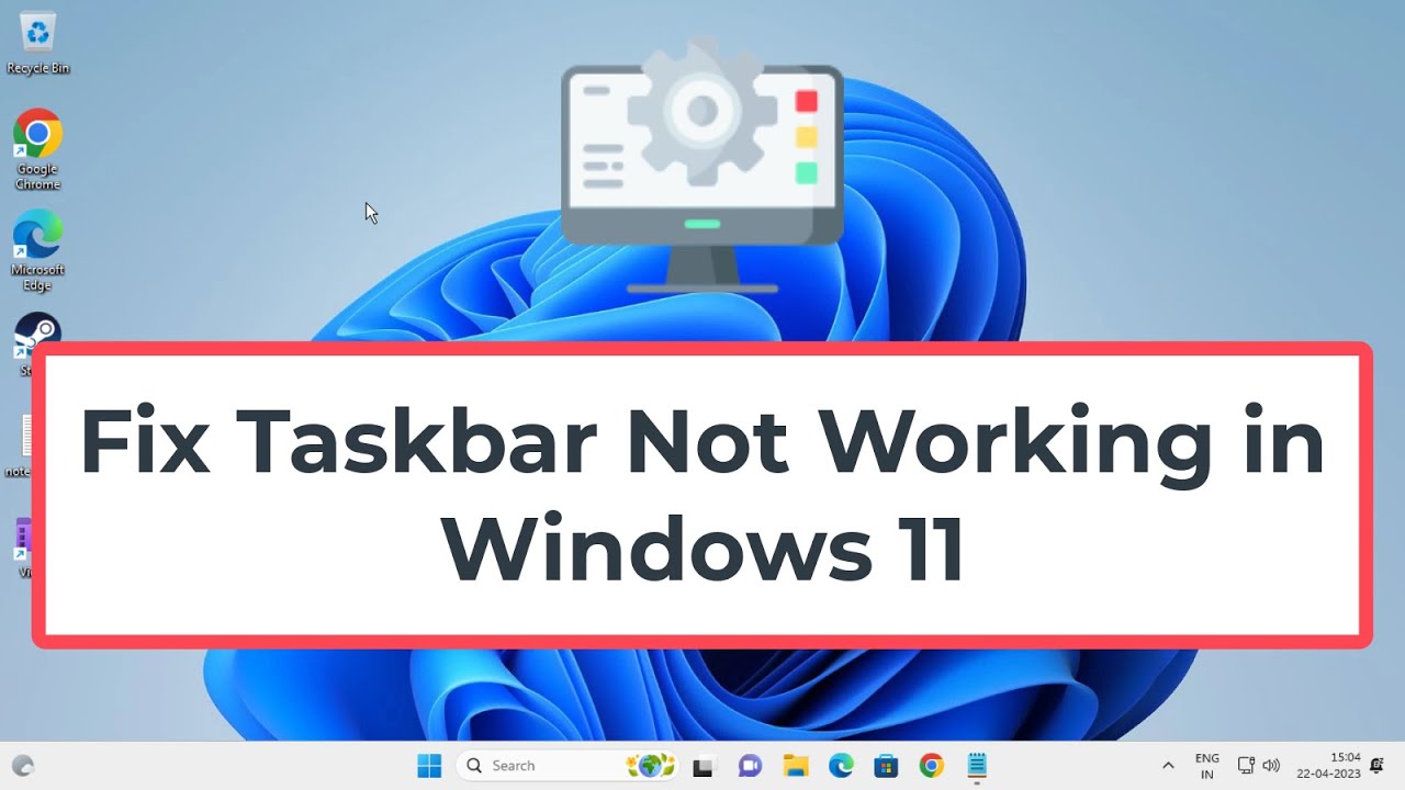 Fix Taskbar Not Working in Windows 11 - YouTube