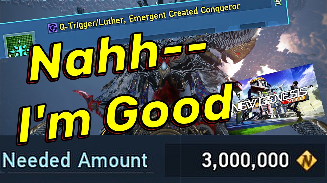 PSO2:NGS's Biggest SCAM! - Luther Trigger Quest. What Is Even The Point ...