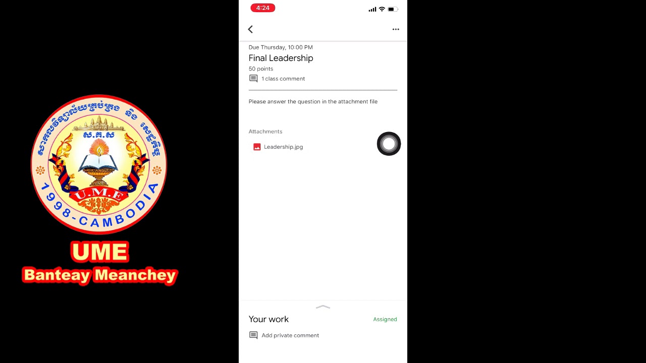 របៀបប្រើប្រាស់ google classroom UME-BMC #129 - YouTube