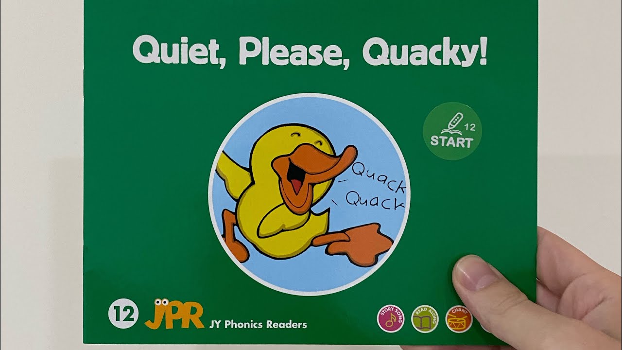 Read ‘Quiet Please, Quacky!’ English book. Phonics Practice with the ...