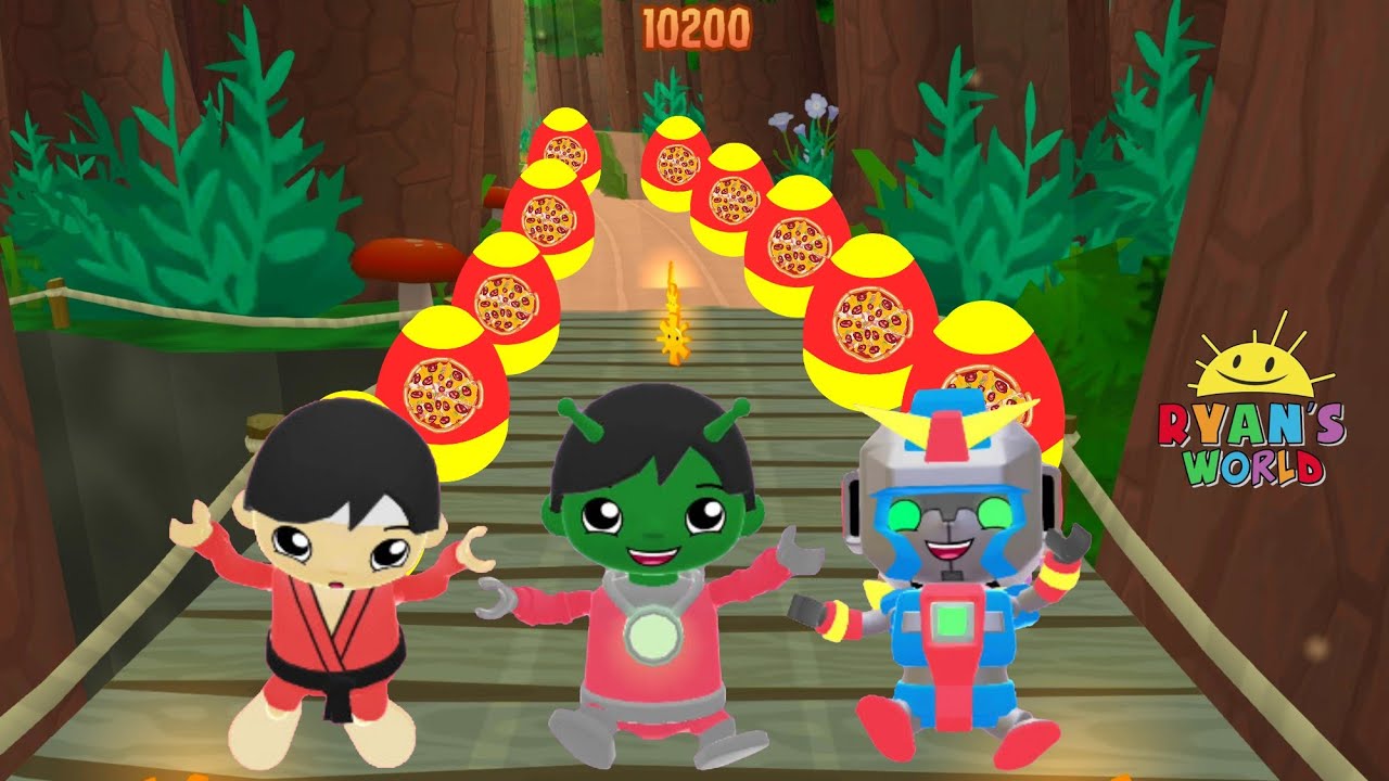 Tag with Ryan Egg - Mecha Robo Ryan 2 🆚 Taekwondo Ryan 🆚 Green Ry Glorb Ryan - Run Gameplay ...
