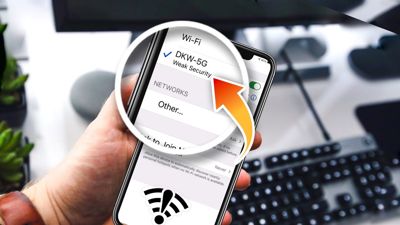 How To Fix Wi-Fi "weak security" on iPhone iOS 16 | Protect Your iPhone ...