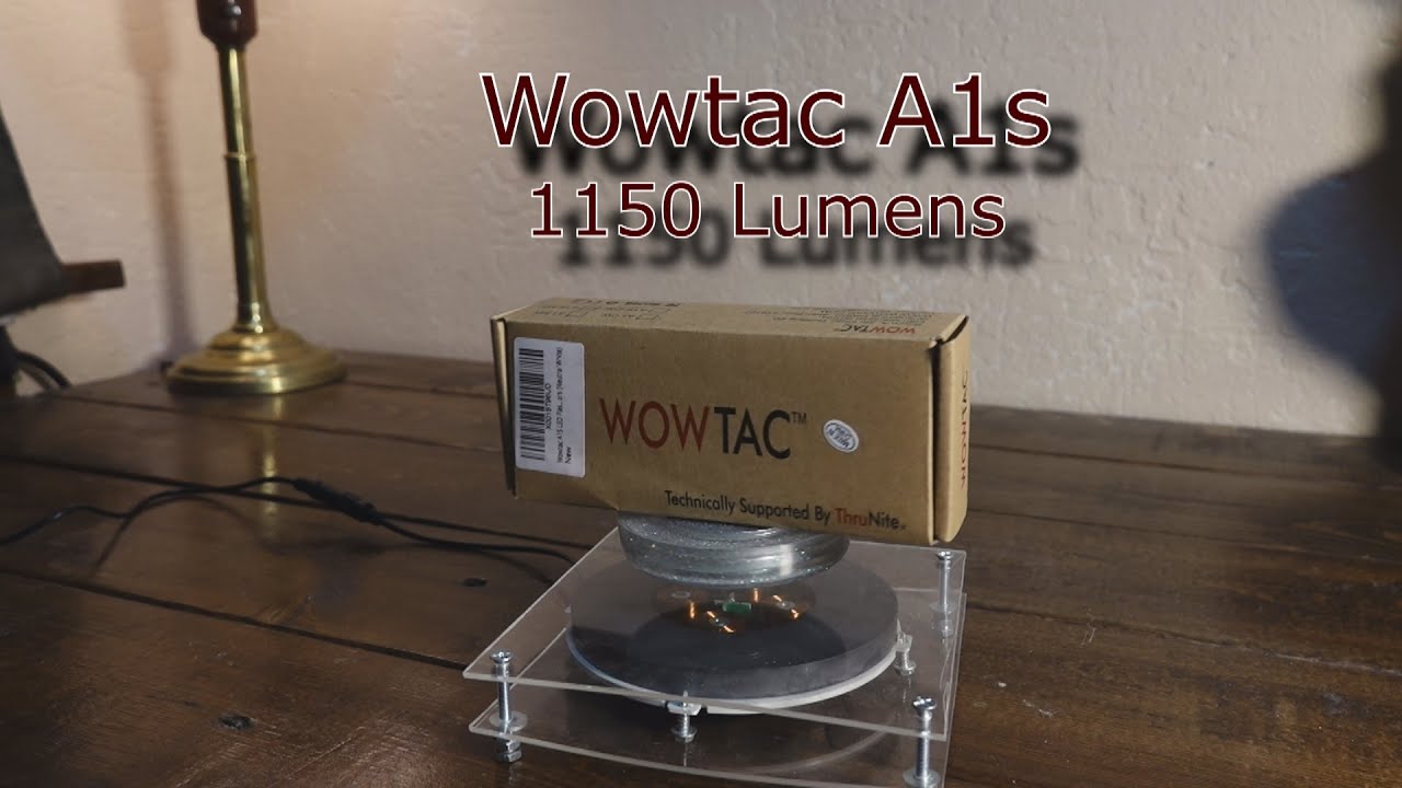 Wowtac A1s 1150 lumen Flashlight Review - YouTube