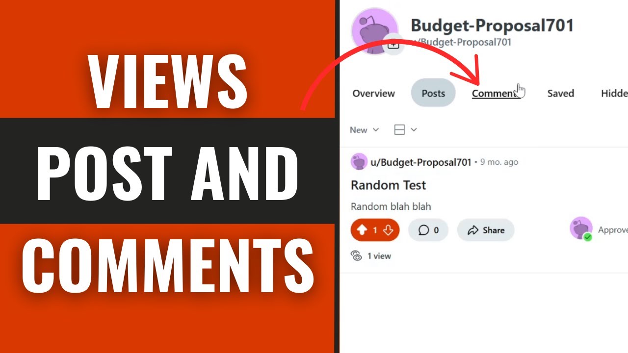 How To View Your Posts And Comments On Reddit Youtube 4577
