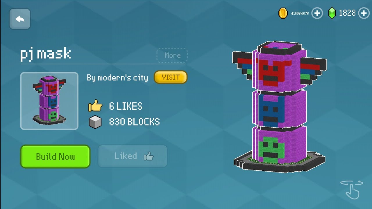 PJ Mask - Block Craft 3d: Building Simulator Games for Free - YouTube