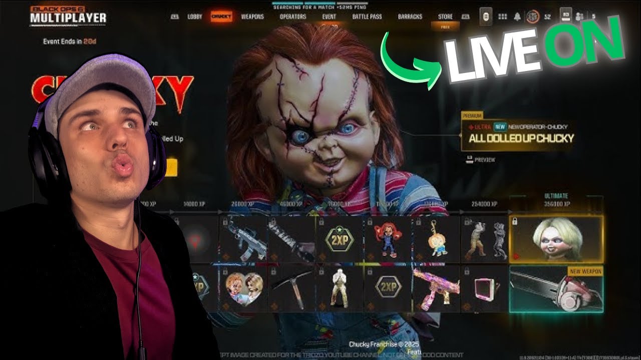 CHUCKY CHEGOU AO CALL OF DUTY WARZONE!comandos - YouTube