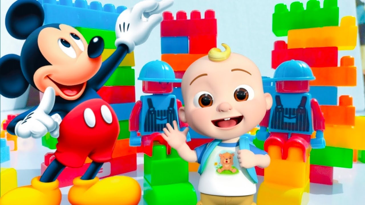 satisfying building blocks house | Mickey mouse clubhouse videos ...