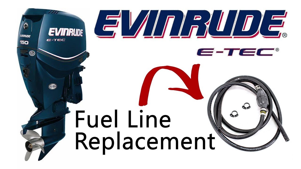 Evinrude ETEC Fuel Line Replacement - YouTube