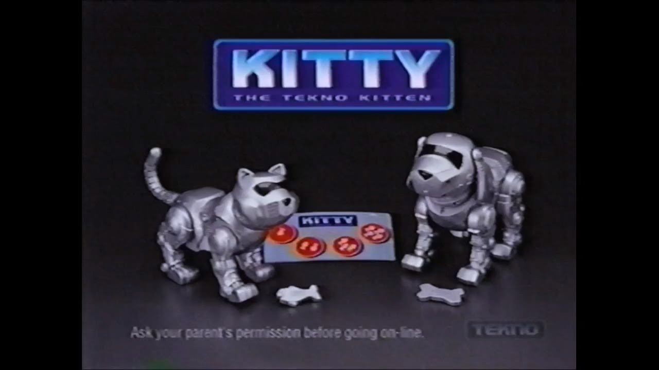 KITTY the Tekno kitten toy ad shown in 2001 - YouTube