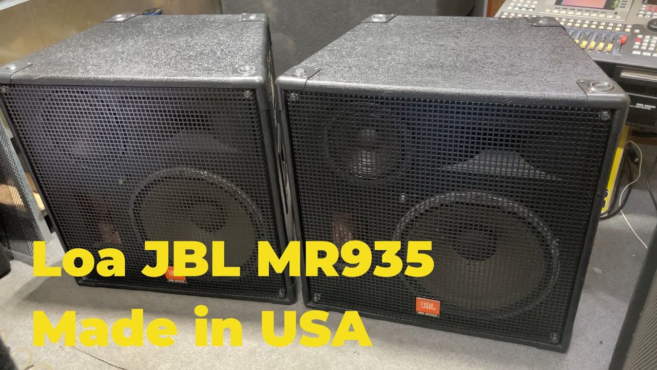 Cặp Loa JBL Siêu Khủng MR935 Made in USA Tại Sang Audio - YouTube