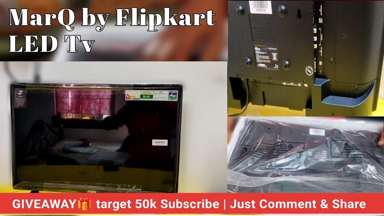 MarQ by Flipkart 60cm (24 inch) hd Ready LED Tv Unboxing - YouTube