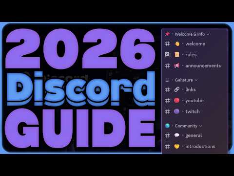 How to Setup a Discord Server 2026 - The ULTIMATE Discord Setup Tutorial WITH Bots!
