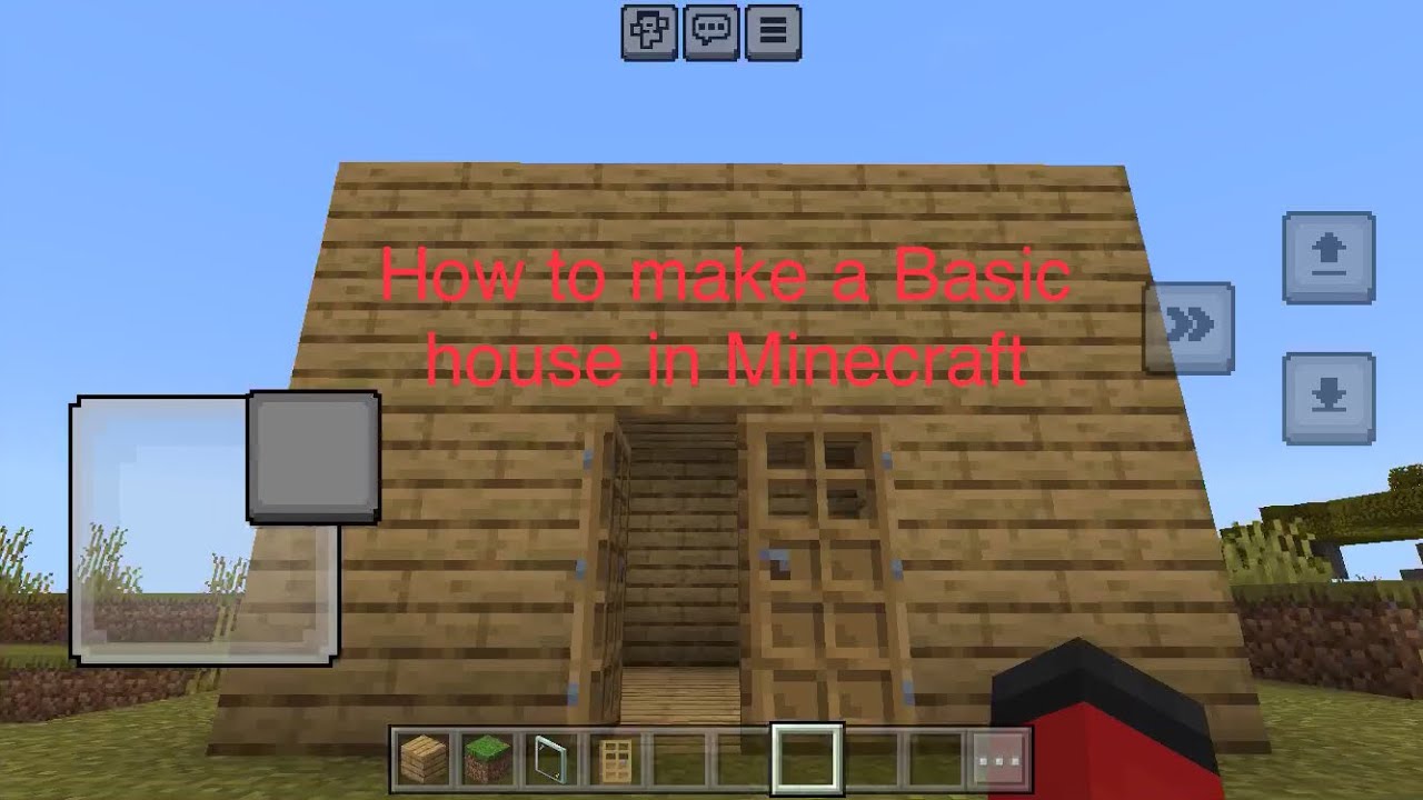 How to make a Basic house in Minecraft ! - YouTube