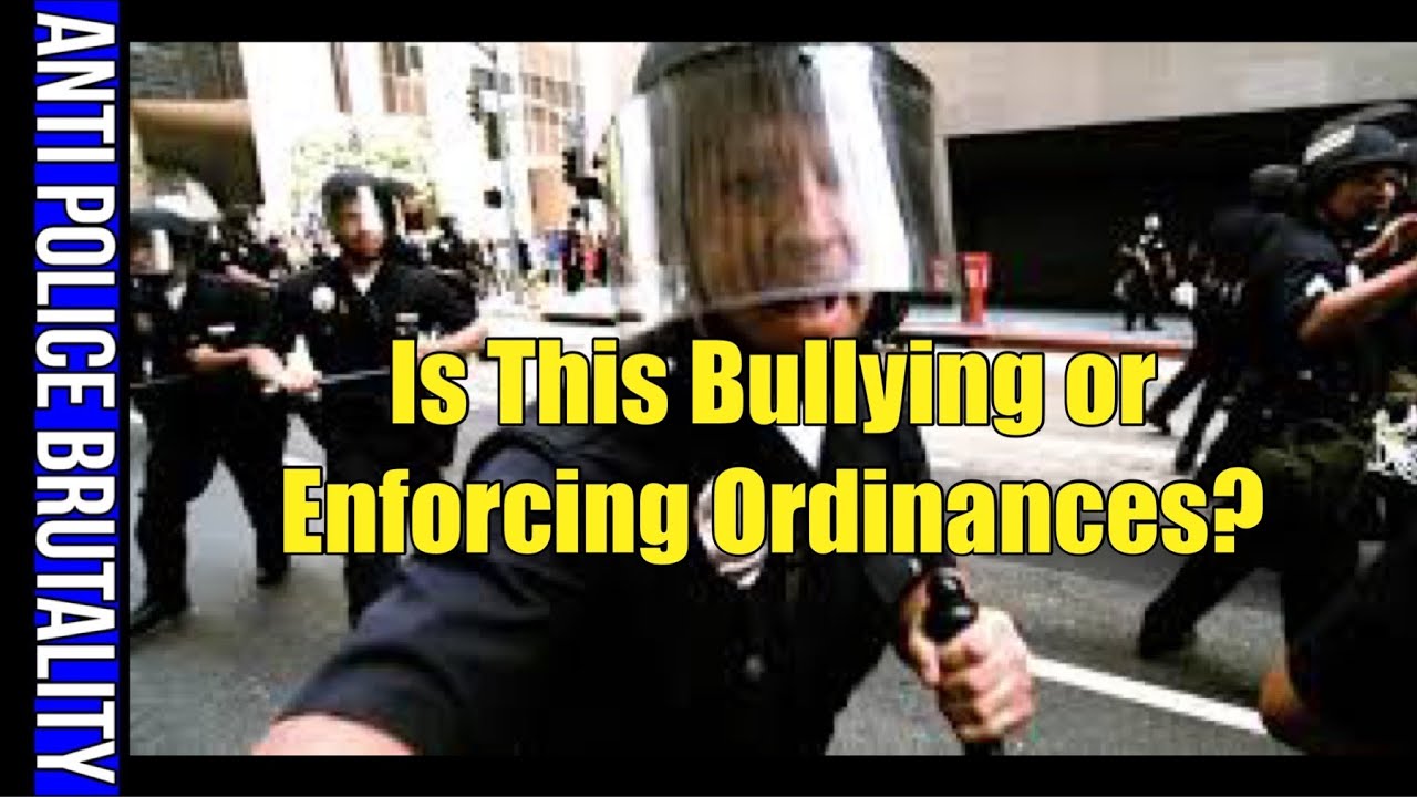 TYRANT ALERT: Is This Bullying or Enforcing Ordinances? - YouTube