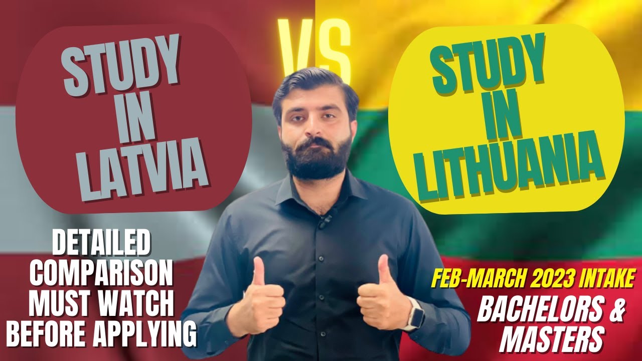 Study in LATVIA VS Study in Lithuania | Detailed comparison | Feb 2023 ...