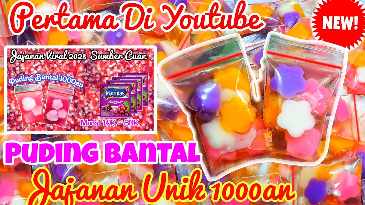 TERBARU DAN TERLARIS DI 2023 | IDE JUALAN 1000AN PUDING BANTAL BUNGA # ...
