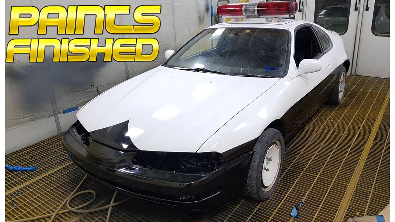 Police Car Build Update. Finished Painting! - YouTube