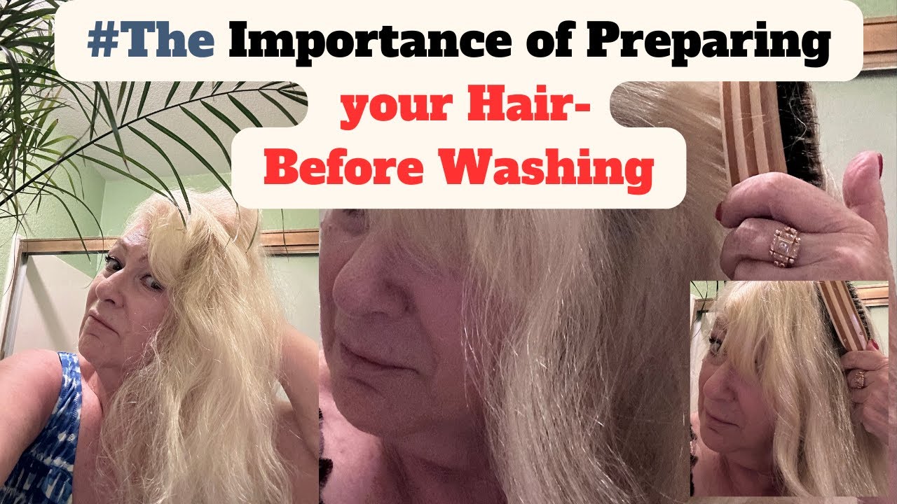 The Importance of Preparing your Hair Before Washing - YouTube