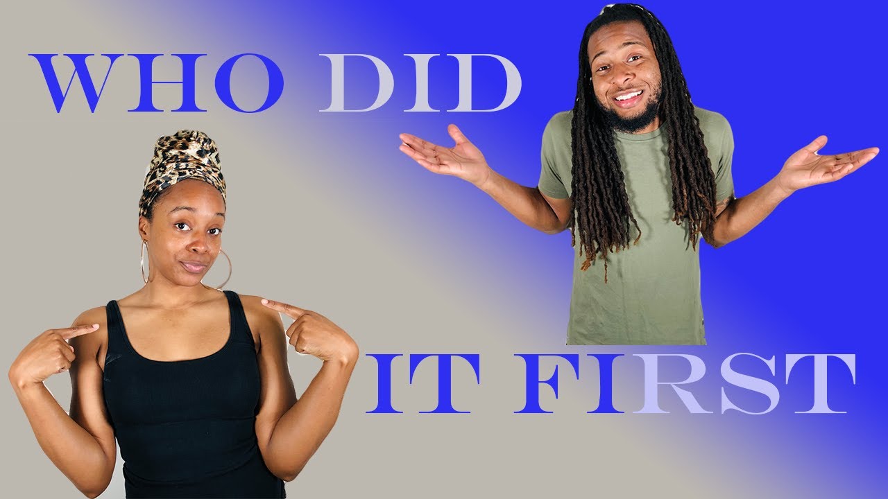 WHO DID IT FIRST??? - YouTube