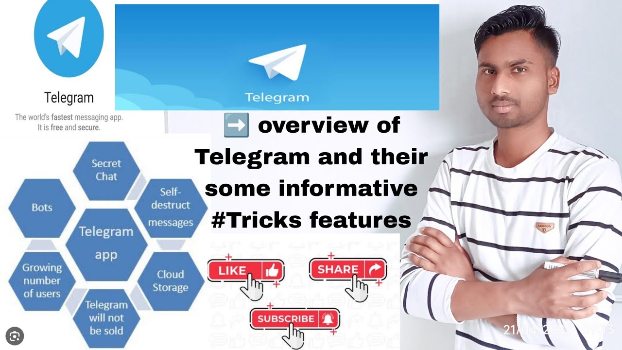 ️ ️#overview of टेलीग्राम and their some basic important features # ...