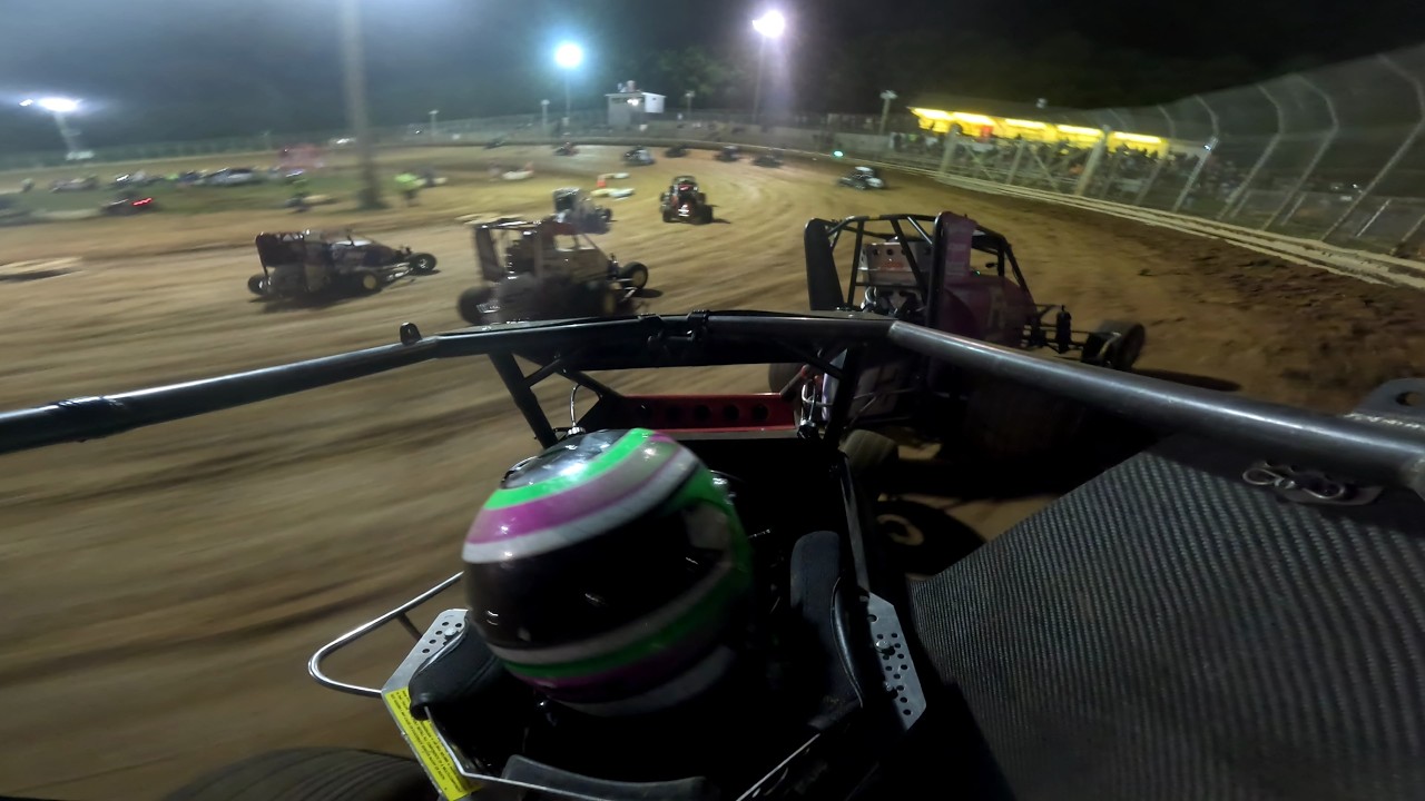Early Race Contact Causes Problems For A Fast TJ Stark... - YouTube