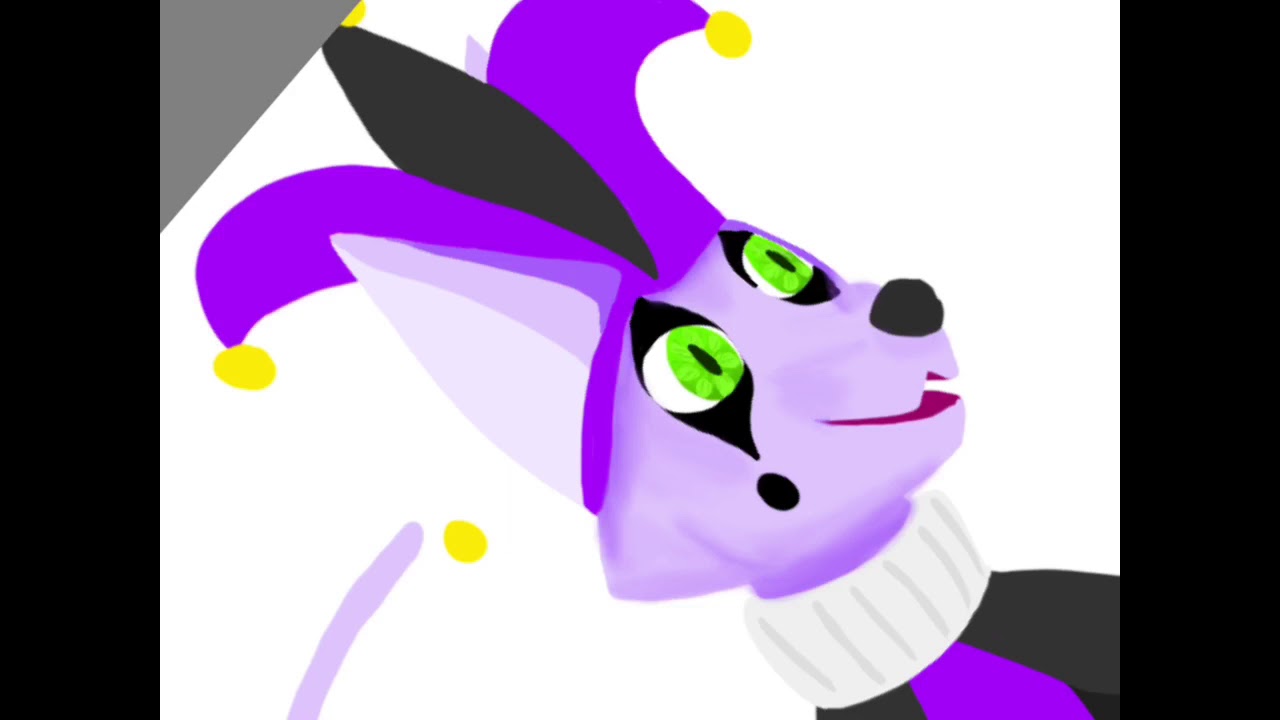 jester cat speed drawing - YouTube