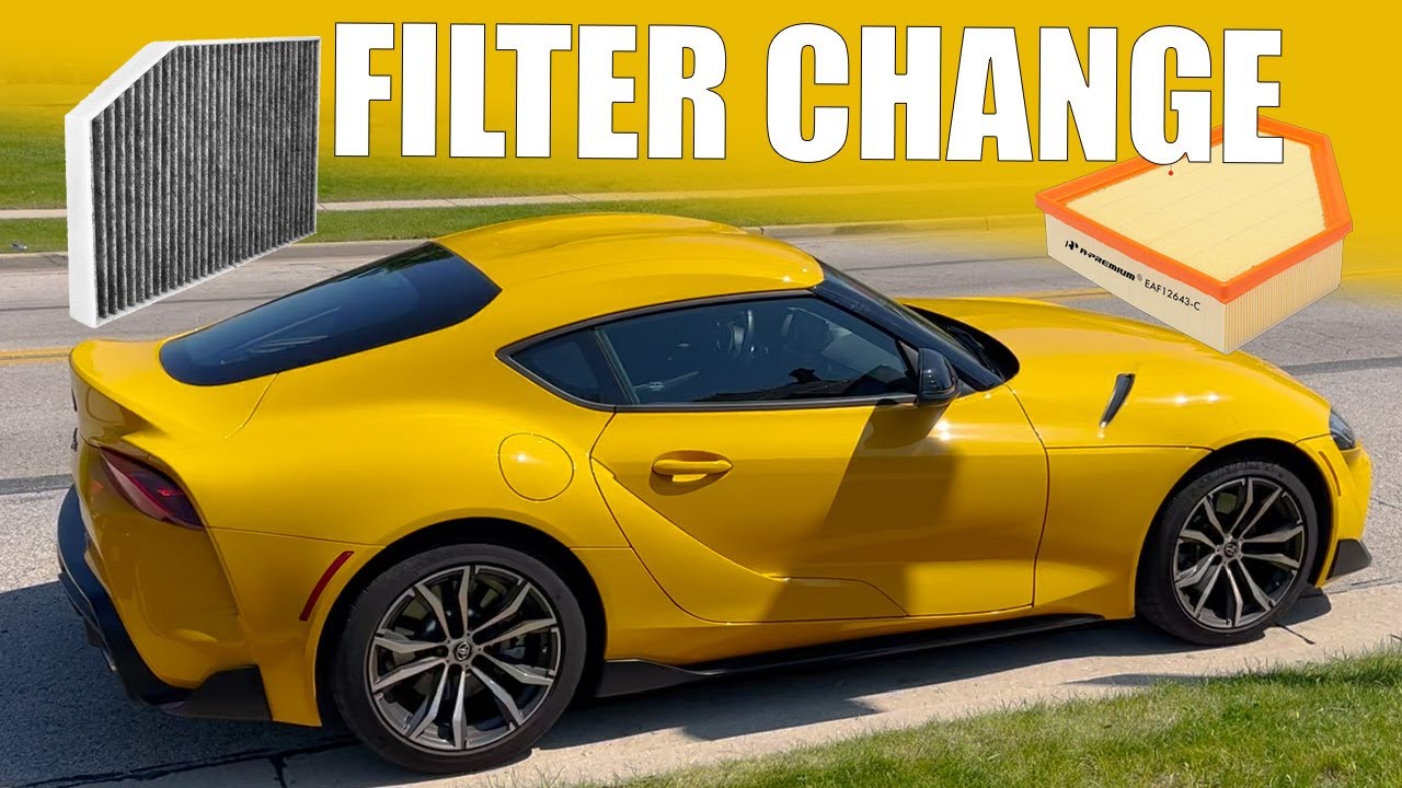 How to Change Toyota Supra Cabin Filter - Air Filter - 2021 2.0 Supra ...