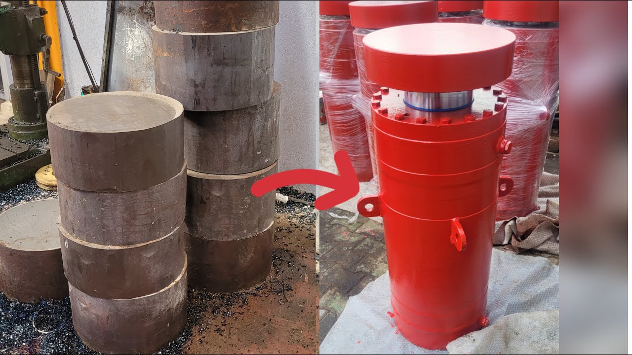 How to make a hydraulic jack?? 200 ton hydraulic jack construction ...