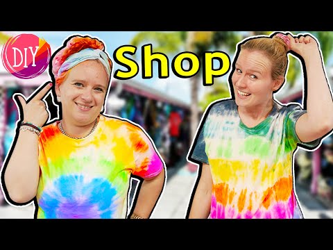 UNSER BATIK FASHION SHOP für die Crew! Batik Shirts, Taschen & Scrunchies im Sommerlook
