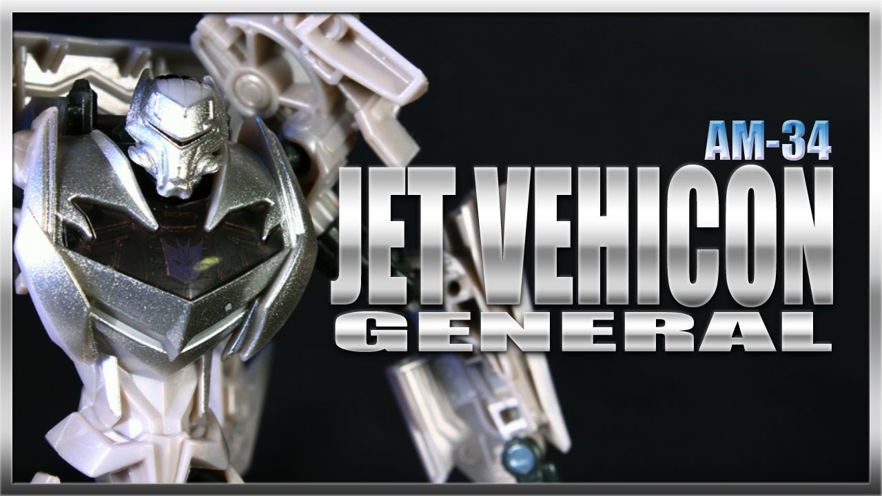 Takara AM-34 Jet Vehicon General Transformers Prime Robot figure review ...