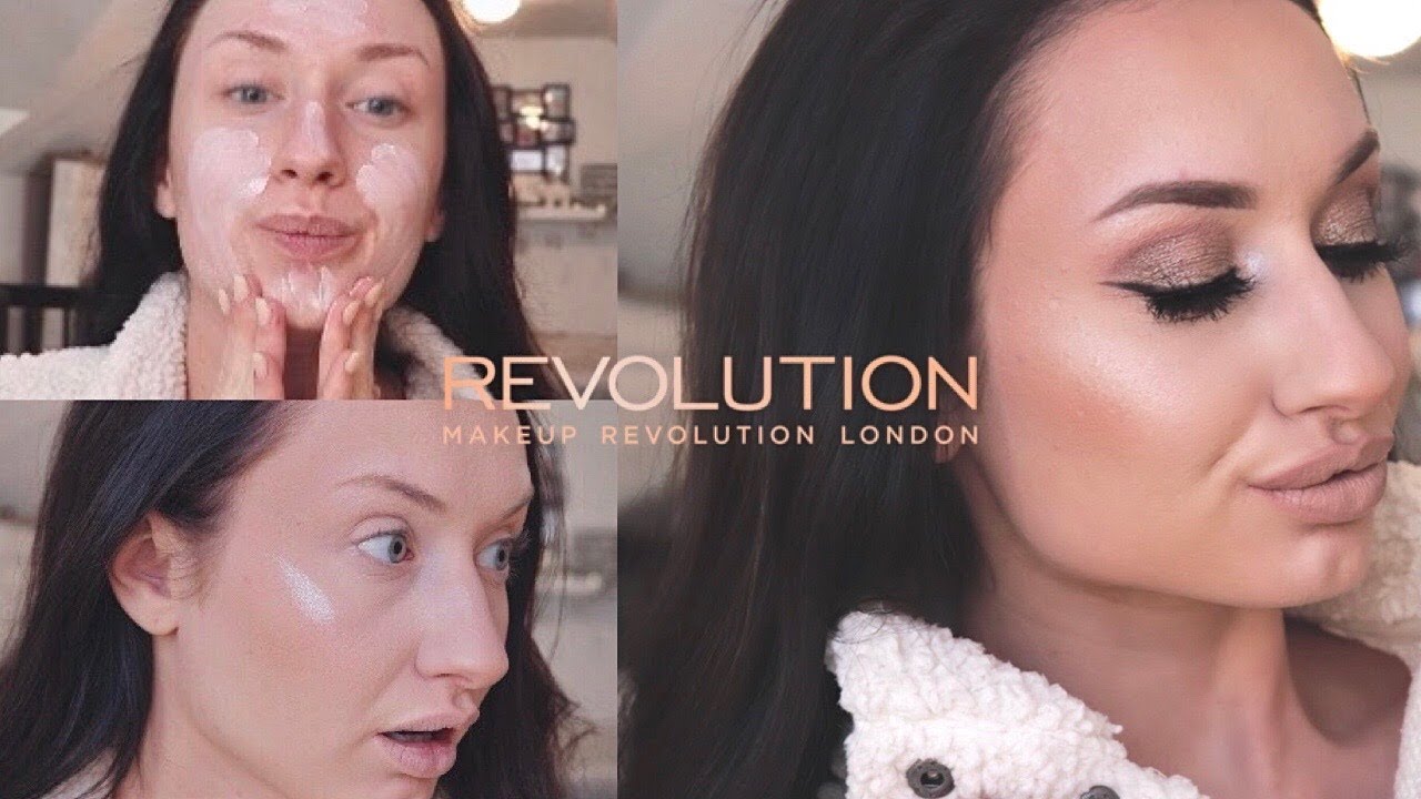 A (almost) FULL FACE OF MAKEUP REVOLUTION - YouTube