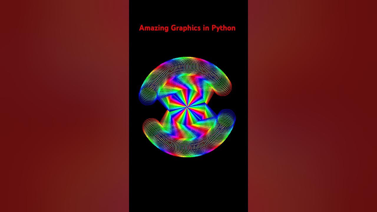 Amazing Graphics in Python #viralvideo #viralshorts #shortsfeed #shorts #cr7 #urcristiano # ...