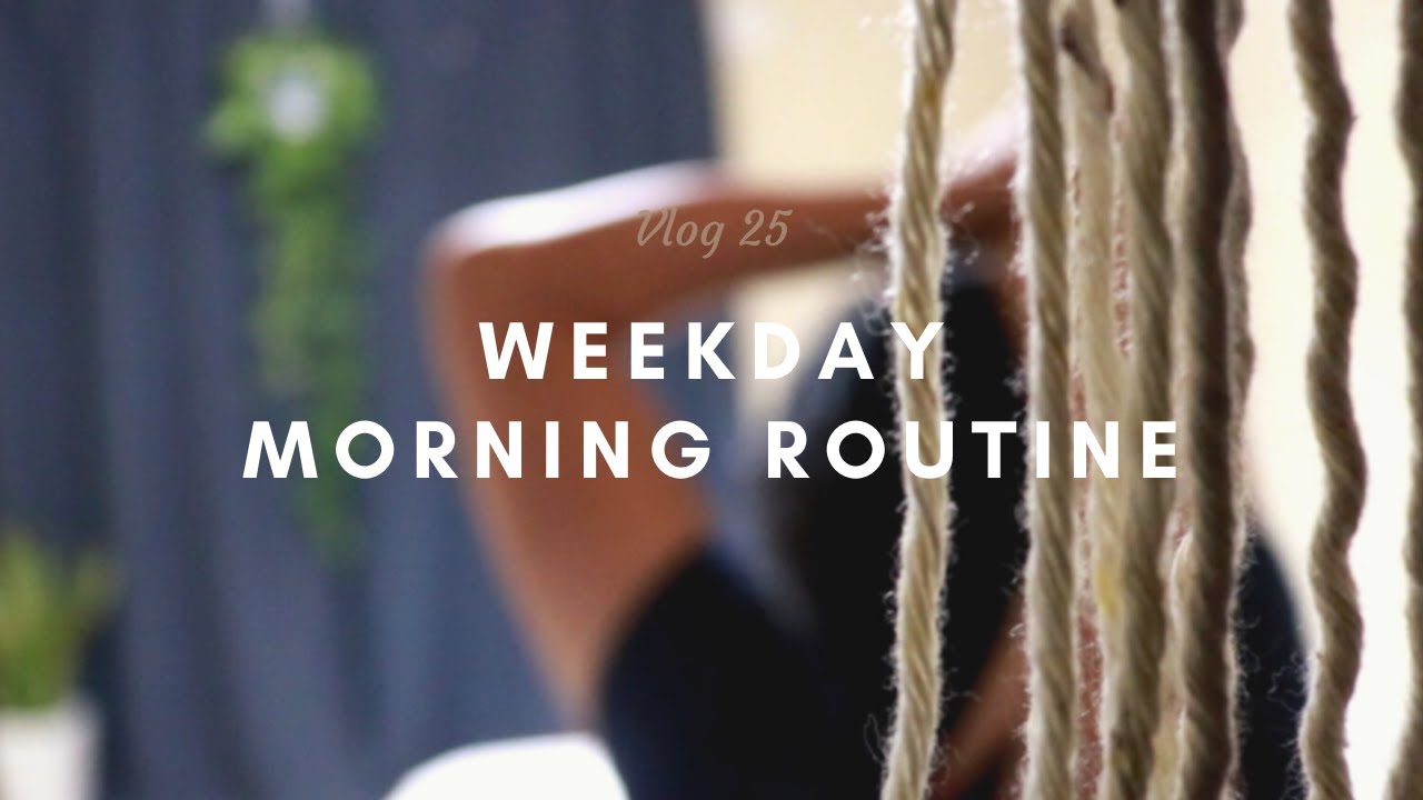 Slow and Quiet Weekday Morning Routine - YouTube