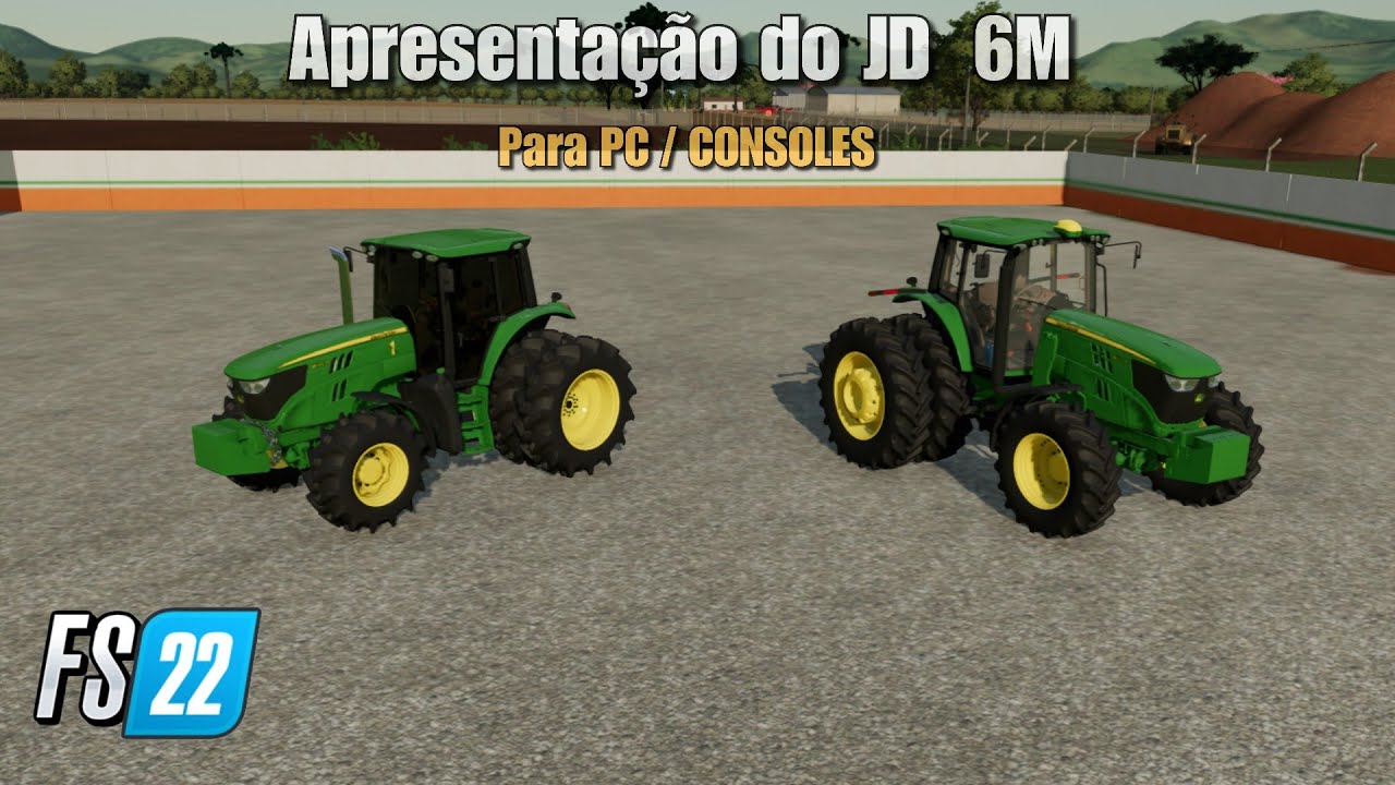 Apresentação do trator JD 6M para PC / CONSOLES Farming Simulator 22 ...