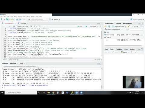 Creating MCP home ranges in R Studio - YouTube