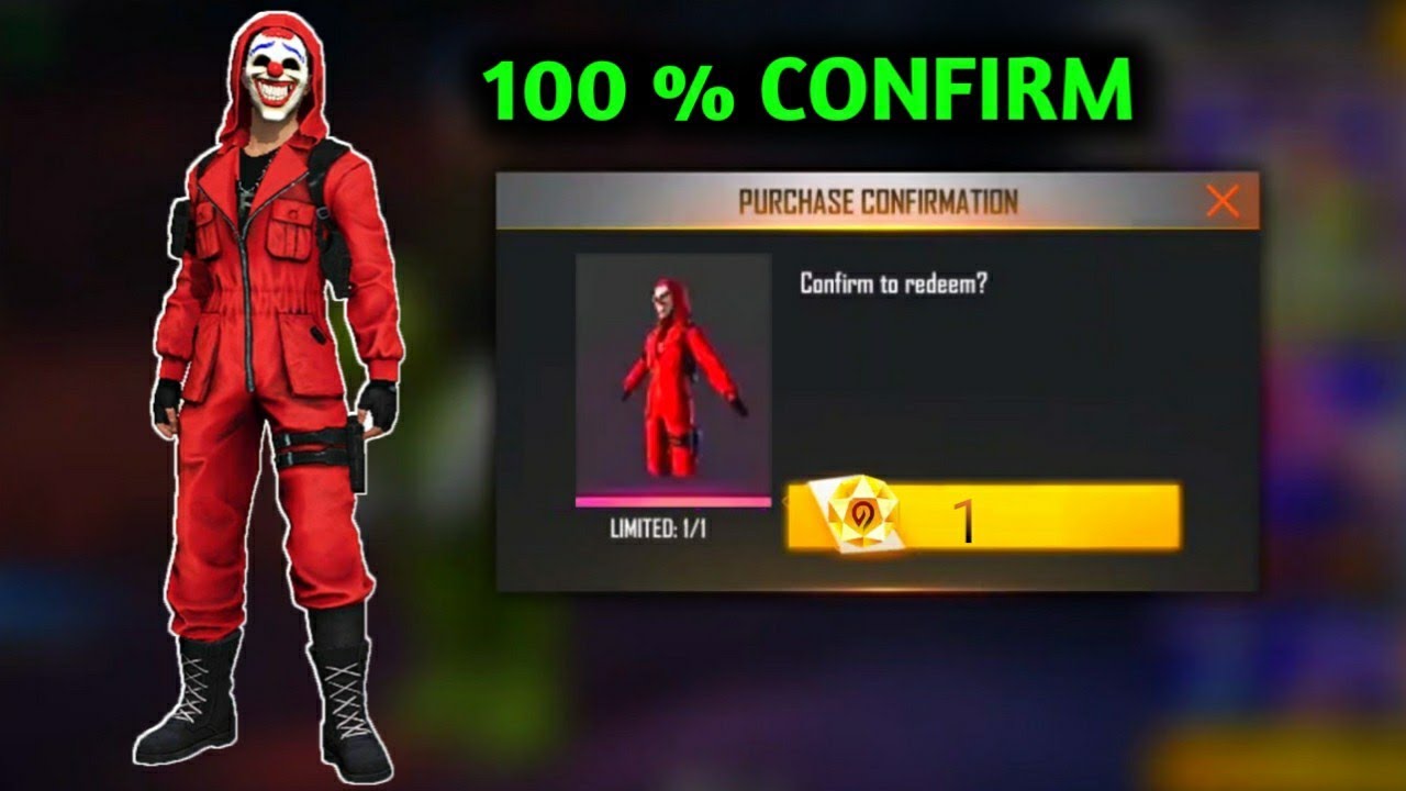 RED CRIMNAL CONFIRM 😍 | FREE FIRE NEW EVENT | GARENA FREE FIRE - YouTube