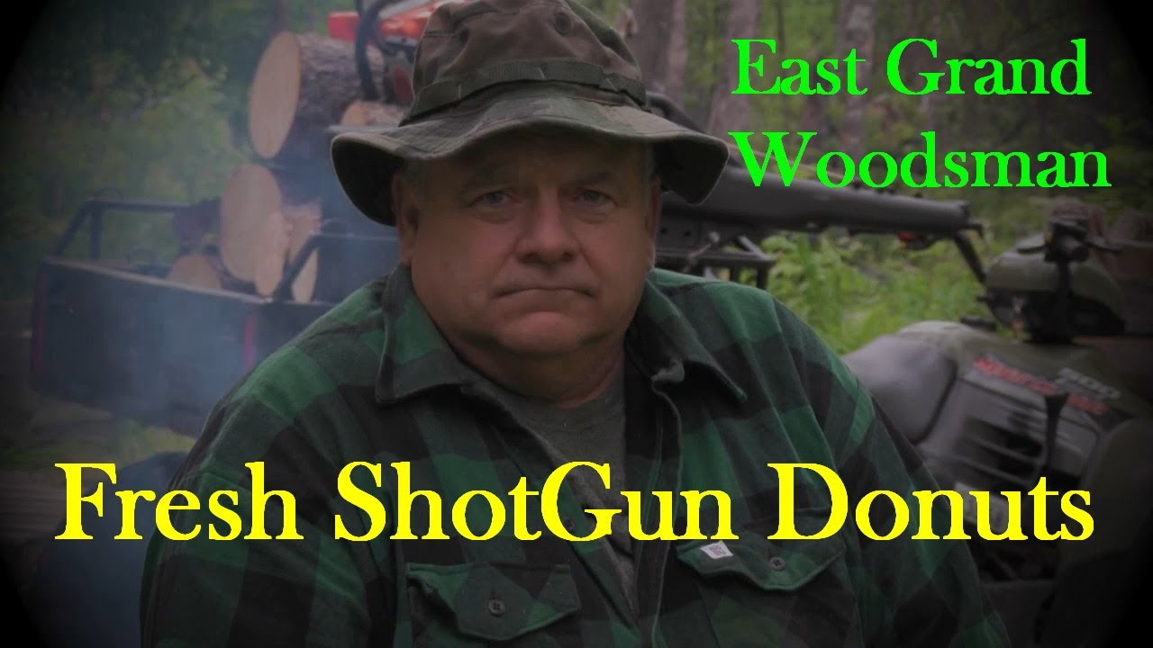 Shotgun Donuts @ The Rustic Log Cabin Deer Hunting Camp - YouTube