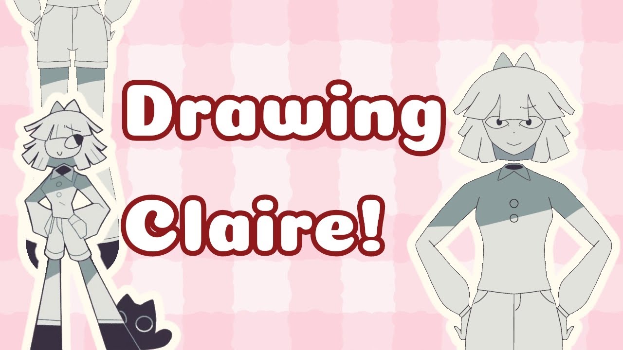 Drawing Claire from FUNDAMENTAL PAPER EDUCATION! cutecore - YouTube