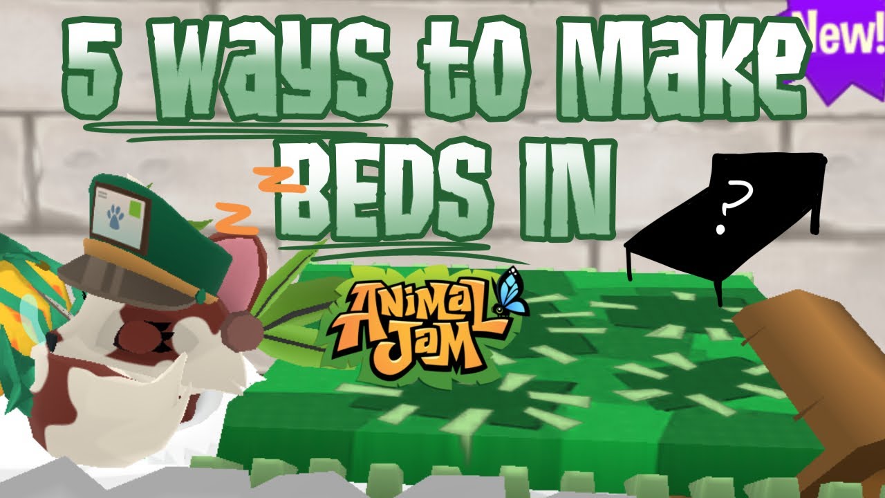 TOP 5 WAYS TO MAKE BEDS IN ANIMAL JAM! || Animal Jam || - YouTube