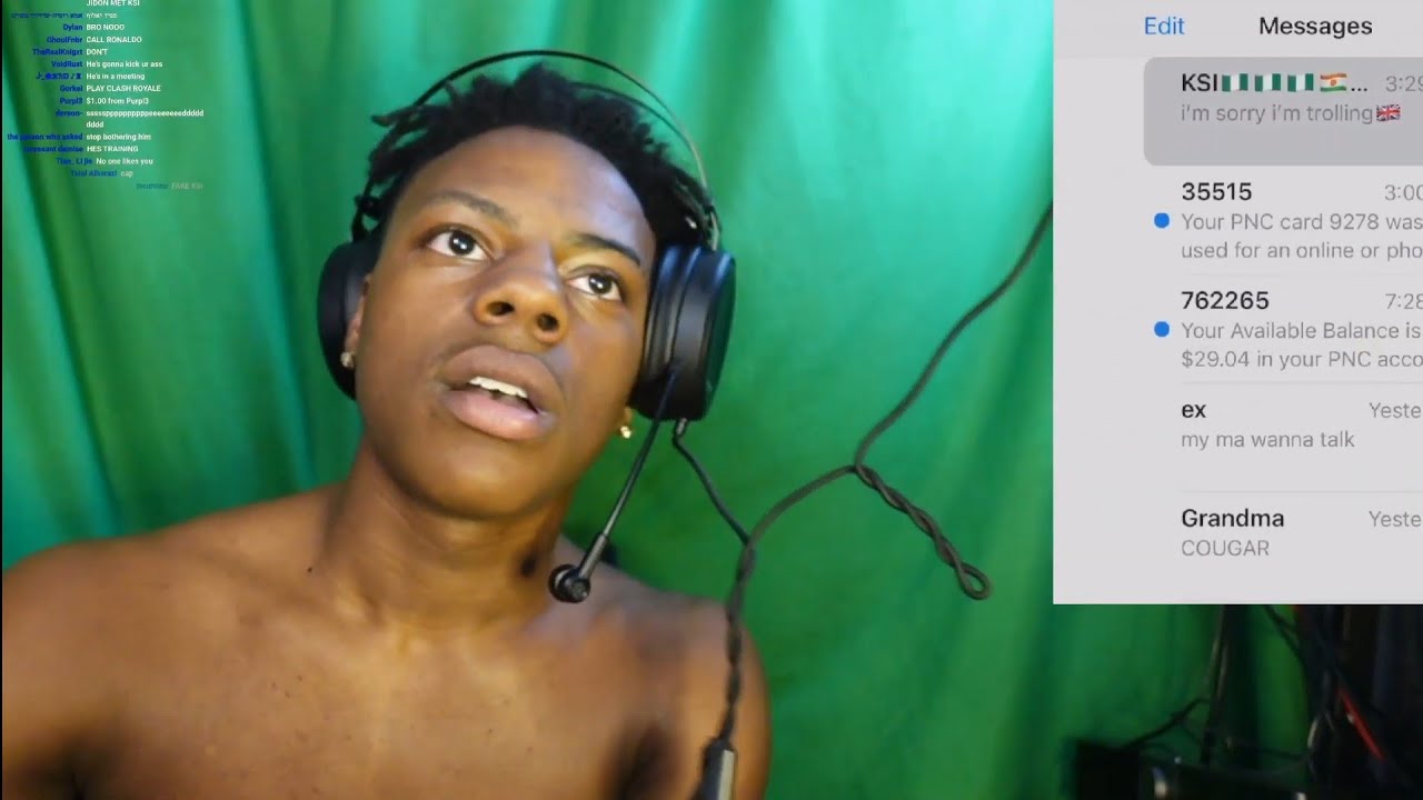 IShowSpeed almost leaks his credit card number 💀💀💀 - YouTube