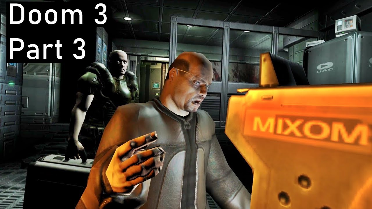 Sentry Bot Is Our Saviour - Doom 3 - Part 3 - YouTube